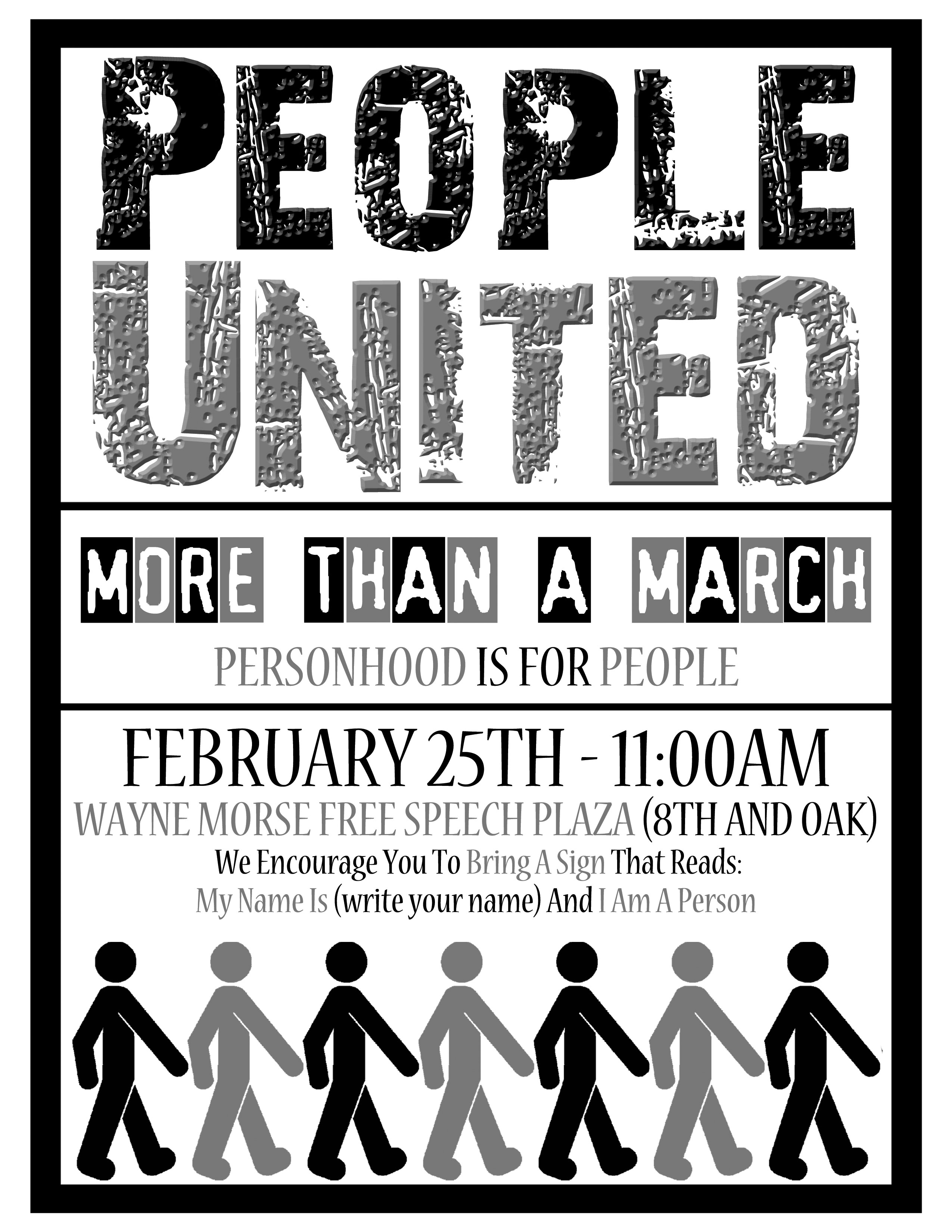 People United 8.5 x 11 for Black and White printing - robsydor - People ...